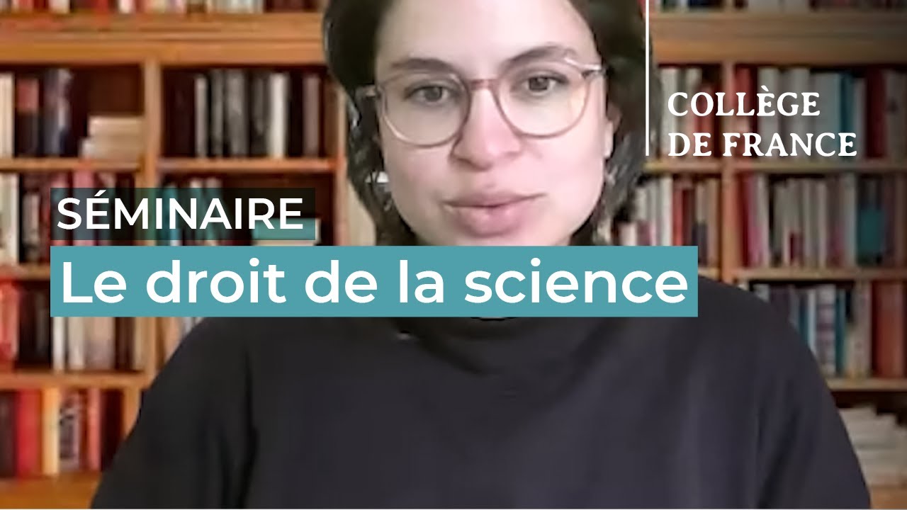 Le droit de la science (5) - Samantha Besson (2023-2024) - YouTube