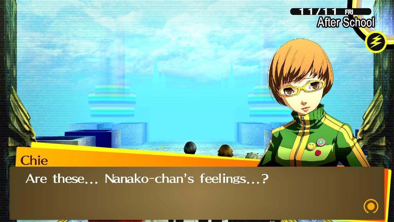 Persona 4 GOLDEN Nanako's voice in Heaven - YouTube