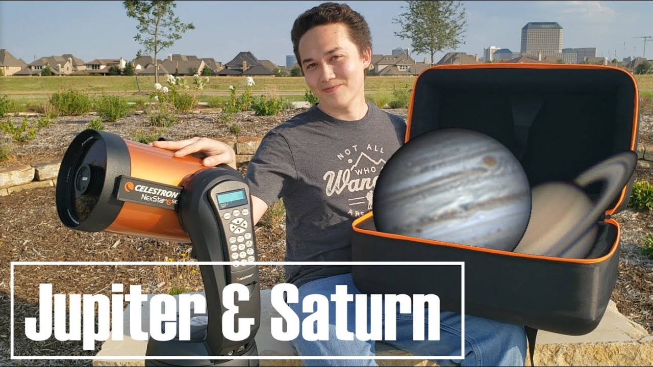 JUPITER and SATURN with my Celestron 6se - YouTube