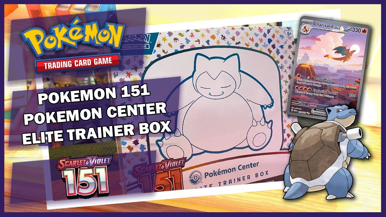 POKEMON CENTER 151 ELITE TRAINER BOX OPENING! - YouTube