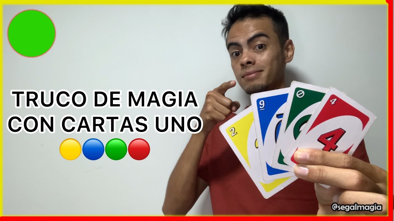 Truco de magia fácil con cartas UNO 🔵🔴🟡🟢 Tutorial de magia fácil - YouTube