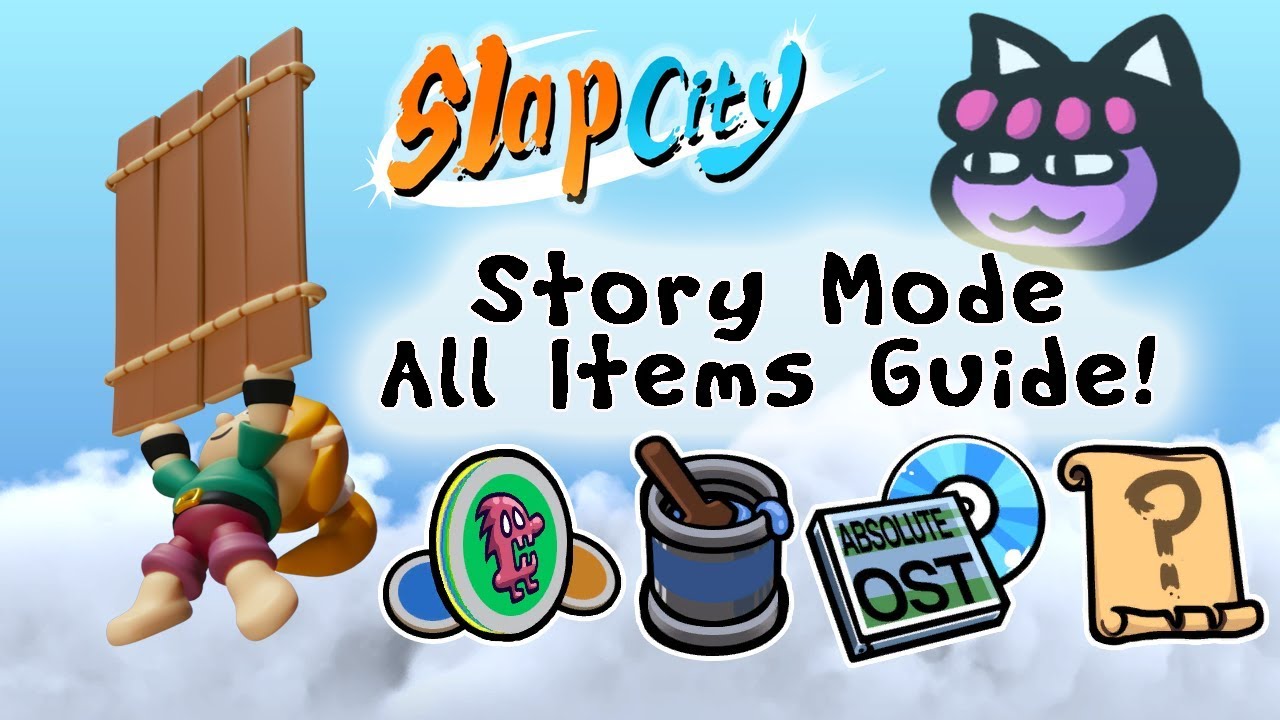 Slap City Story Mode: "All" Items Guide - YouTube