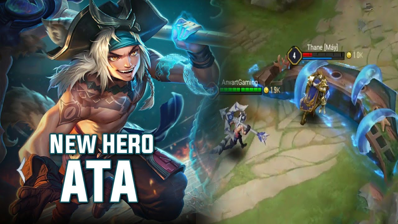New Hero - ATA Skill Testing | AoV | 傳說對決 | RoV | Liên Quân Mobile ...