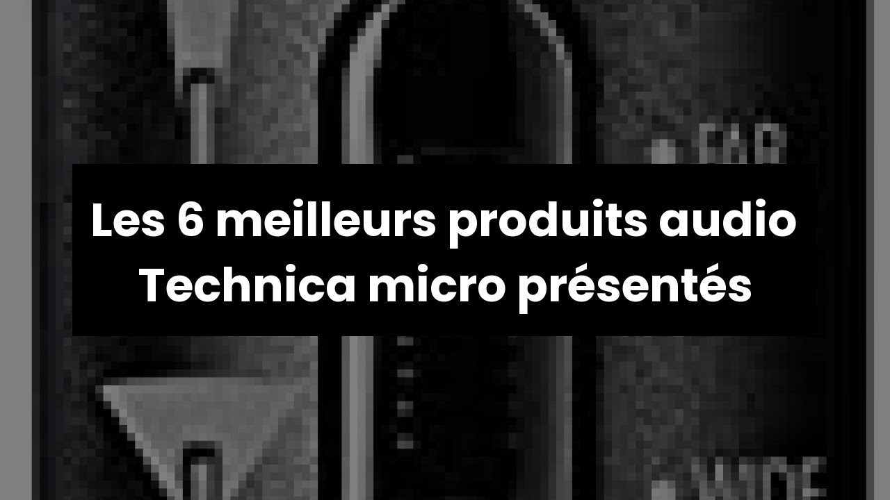 【Audio technica micro】Les 6 meilleurs produits audio Technica micro ...