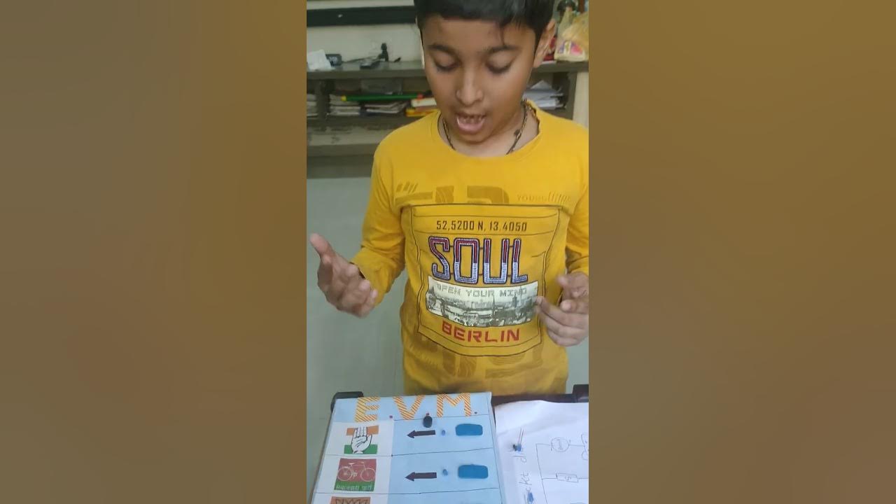 EVM Working Machine model - YouTube