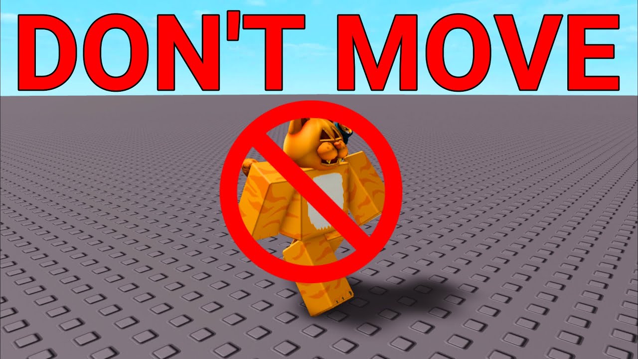 ROBLOX DON'T MOVE - YouTube