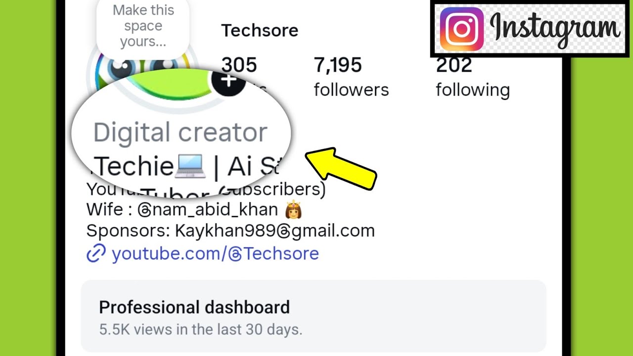 Instagram me Digital Creator Account kaise Banaye | How to Change Insta ...