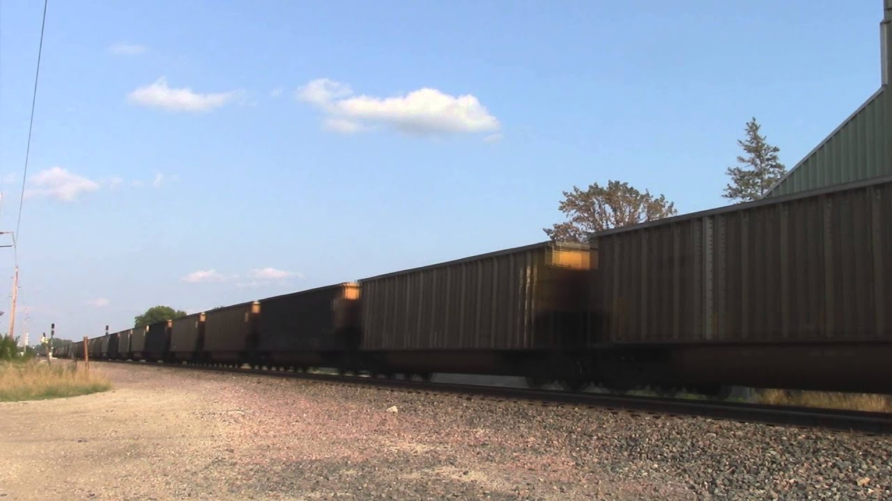 HD: UP 5554, UP 6756, & UP 5834 westbound - YouTube