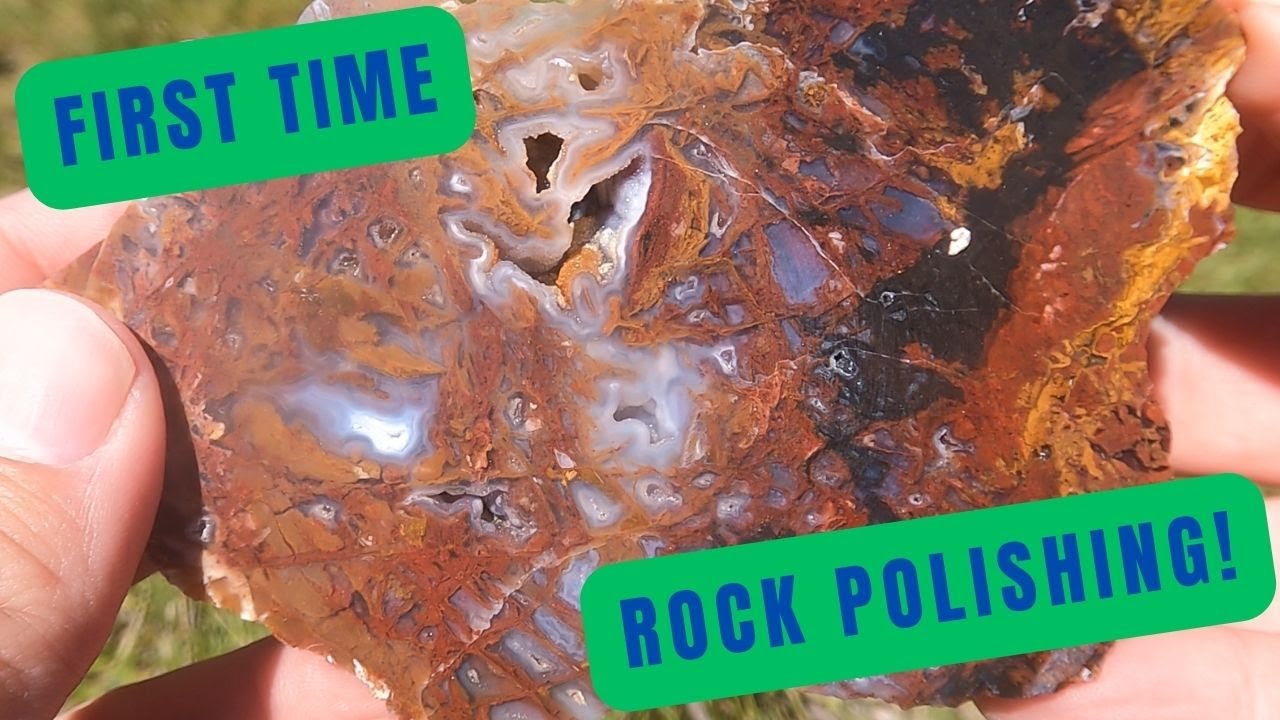 First Time Polishing Some of my Rocks! - YouTube