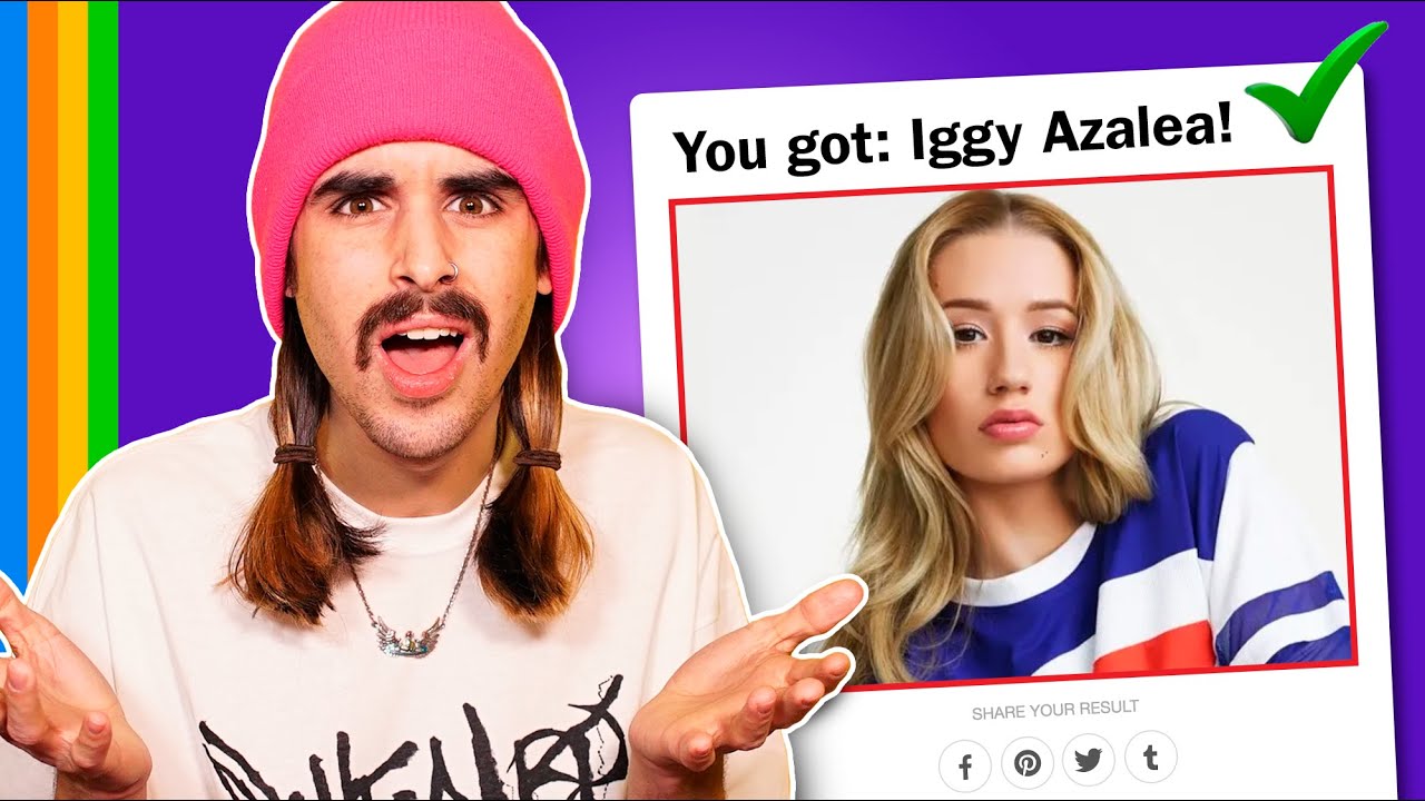 Taking a Bunch of 'Which Rapper Are You?' Quizzes - YouTube