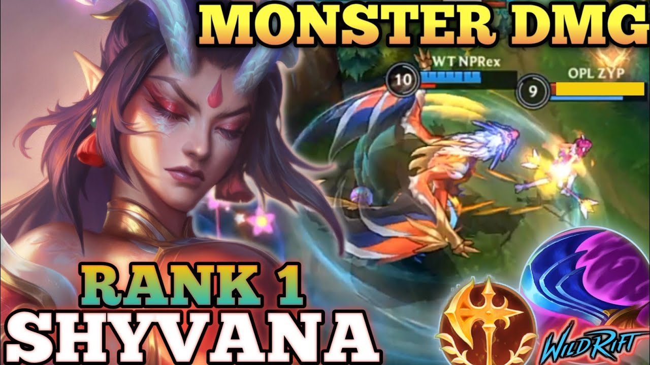 SHYVANA SEMI TANK META BUILD! UNSTOPPABLE MVP PLAY - TOP 1 GLOBAL ...