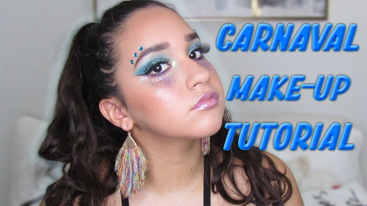 Carnaval Makeup Tutorial + My First Youtube Video!!!! - YouTube