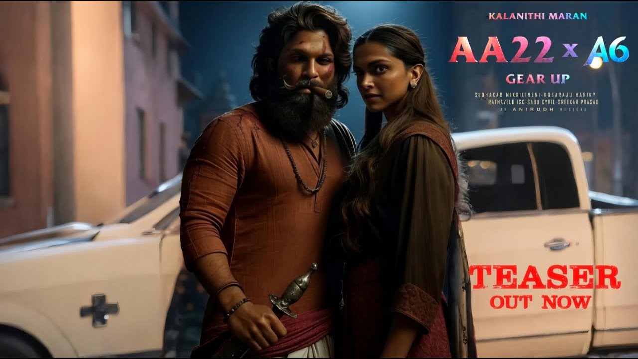 AA 22 Official Teaser | Allu Arjun, Atlee, Deepika Padukone, AA 22 ...