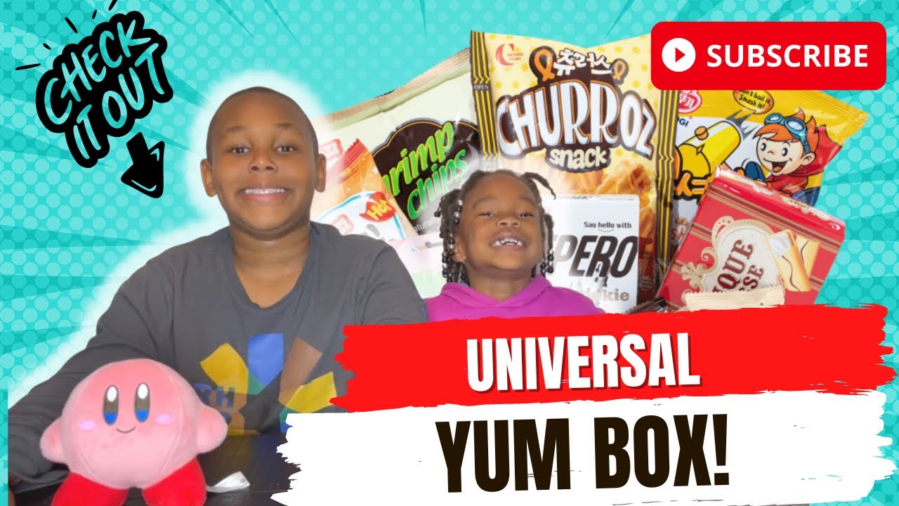 Universal Yum Box! November 2022 Box - YouTube