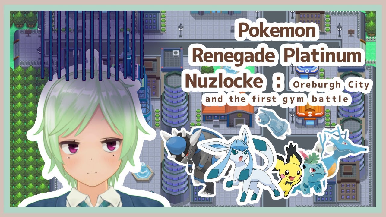 【Pokemon Renegade Platinum Nuzlocke】Oreburgh City and our first gym ...