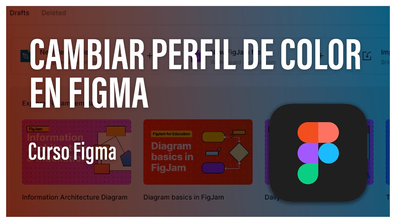 CÓMO CAMBIAR el PERFIL de COLOR en FIGMA 🔥 - YouTube