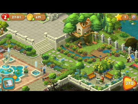 Gardenscapes level 364 is very hard level - YouTube