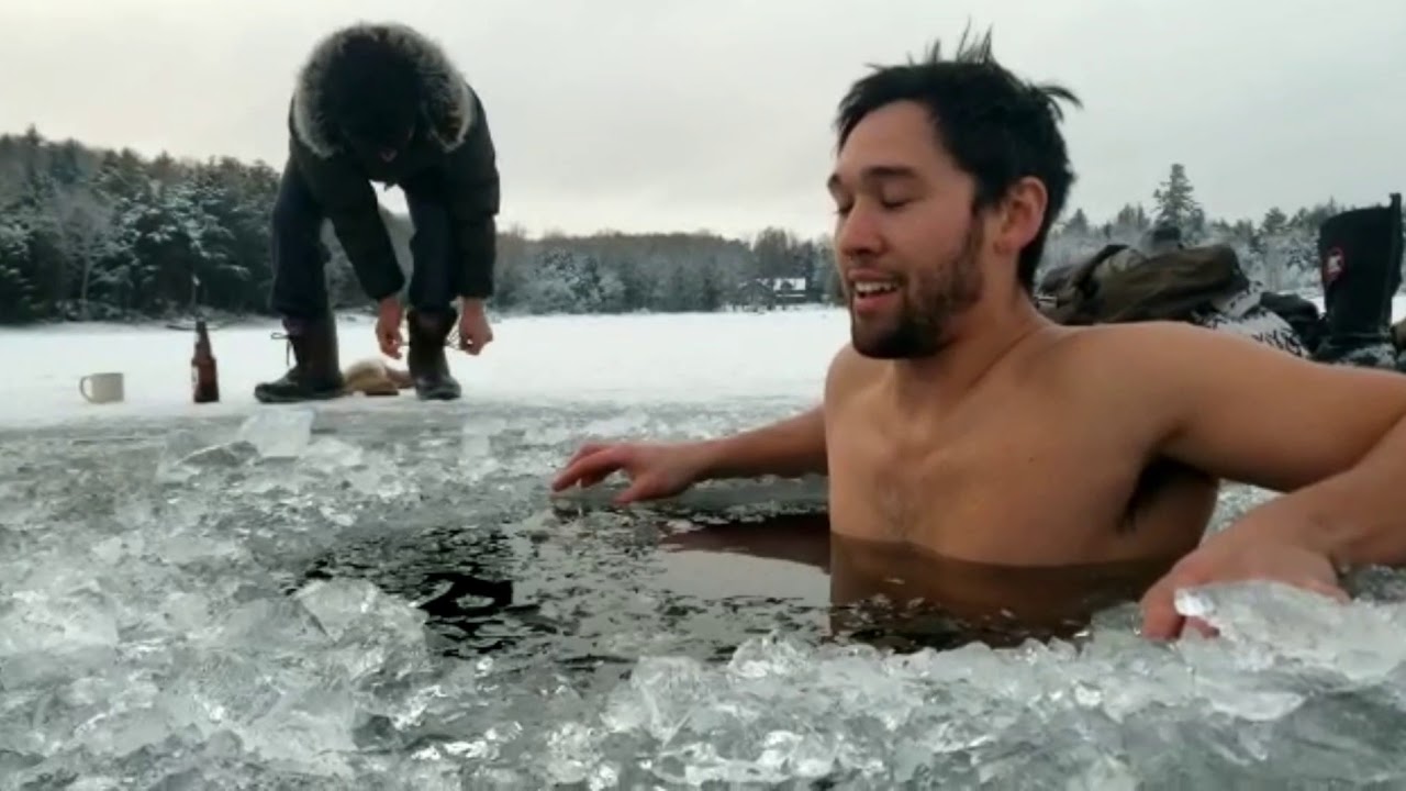 Ice dip - YouTube