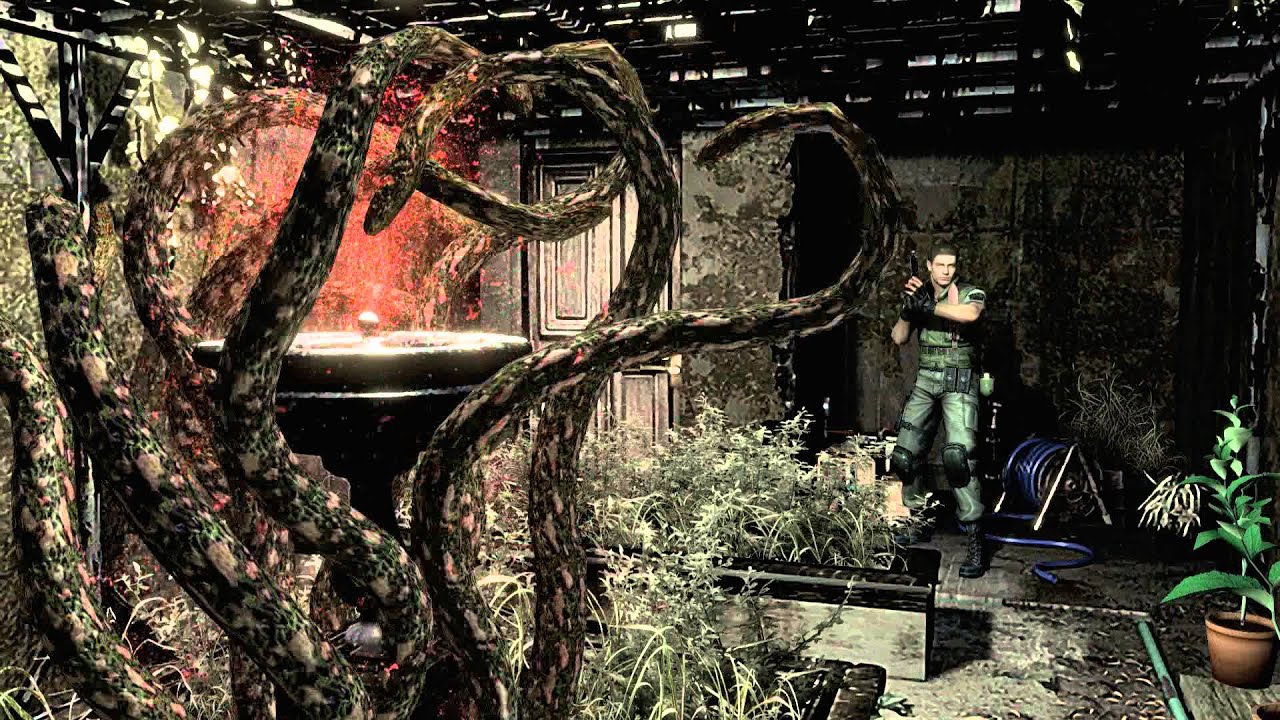 Resident Evil HD Remaster (PC): Killing the Plant - YouTube