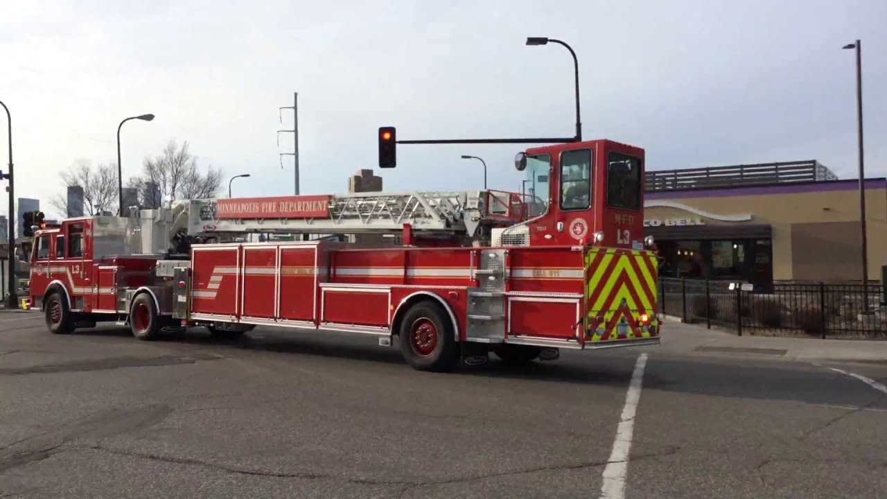 Minneapolis Fire & Rescue - Fire Station 07 Responding - 04/09/16 - YouTube