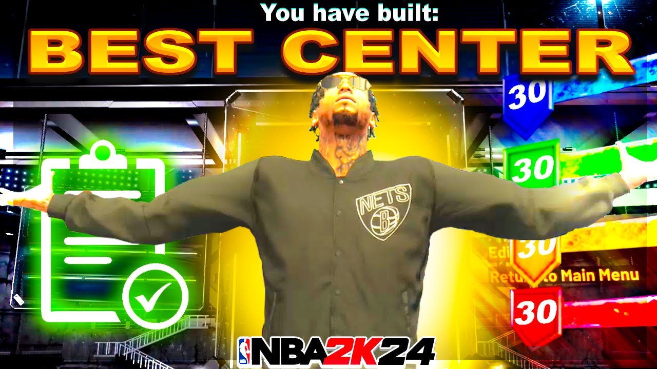 *ALL-AROUND* BEST STRETCH BUILD 2K24!!! BEST CENTER BUILD 2K24 WITH ...