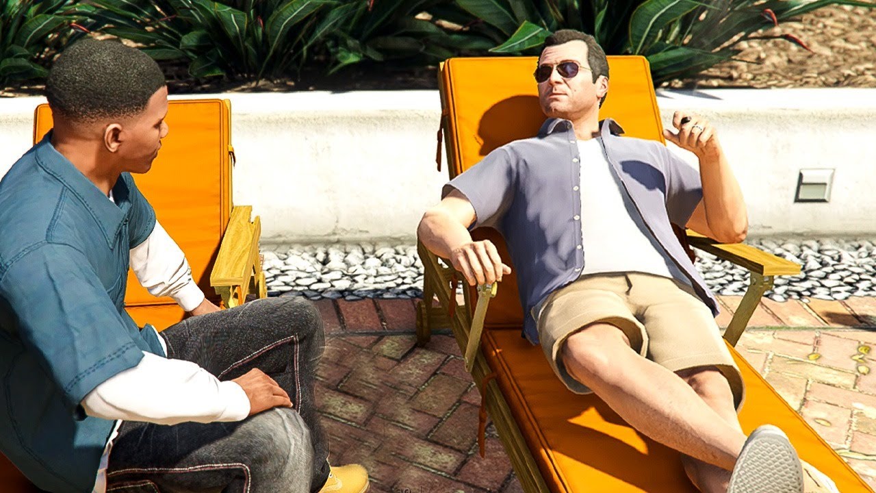 Michael Gives Franklin Life Advice - Grand Theft Auto V (GTA 5) - YouTube