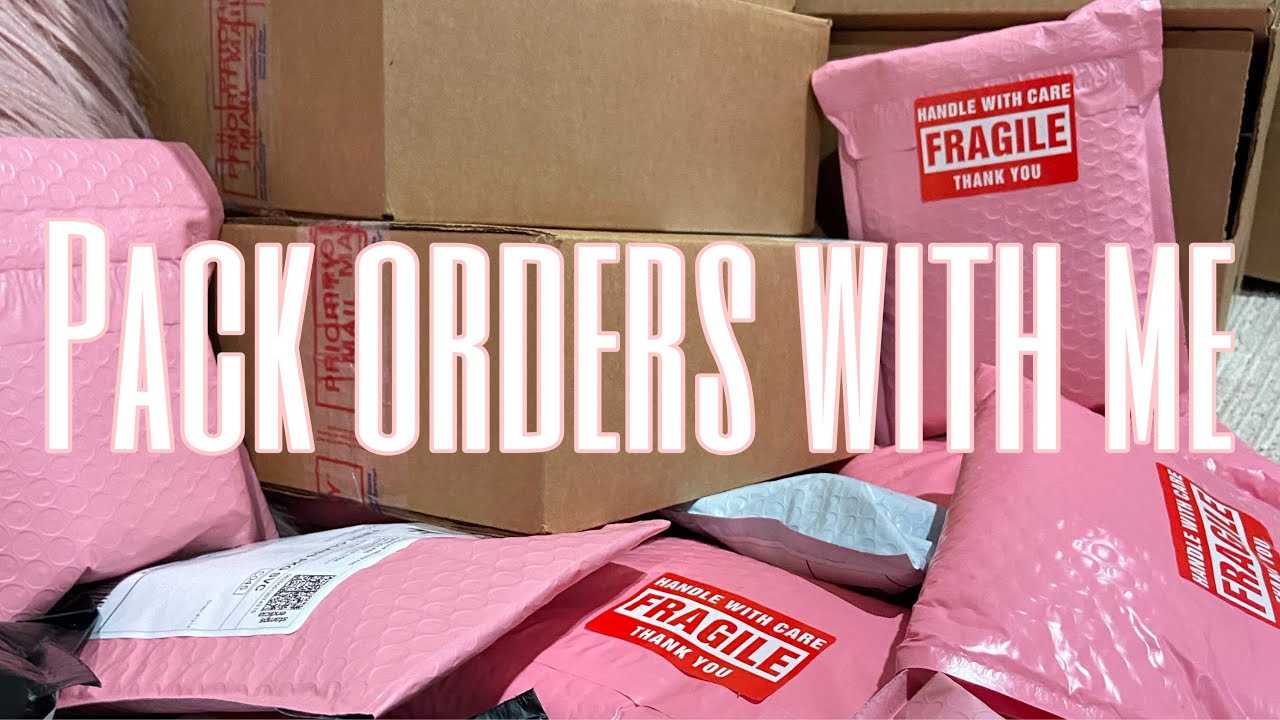 PACKING ORDERS AFTER A HUGE SHOP UPDATE| NEW PRODUCTS | LIFE OF A ...