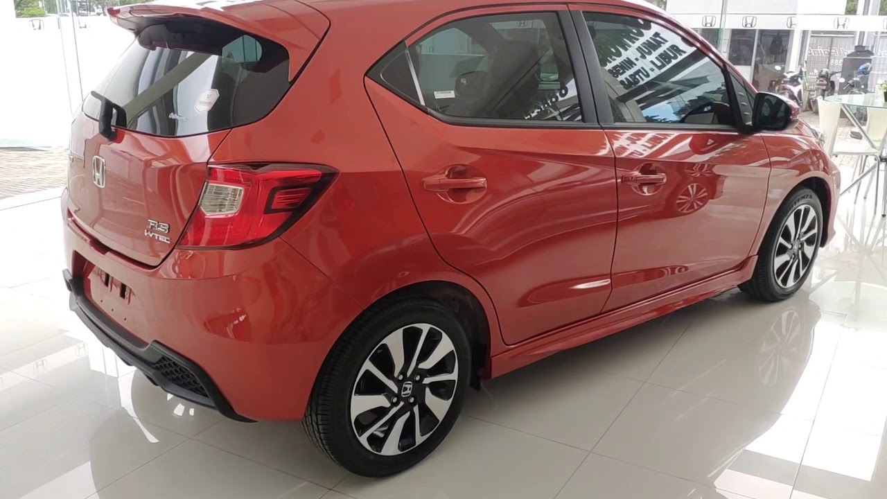NEW HONDA BRIO RS CVT 2020 WARNA PHOENIX ORANGE PEARL - YouTube