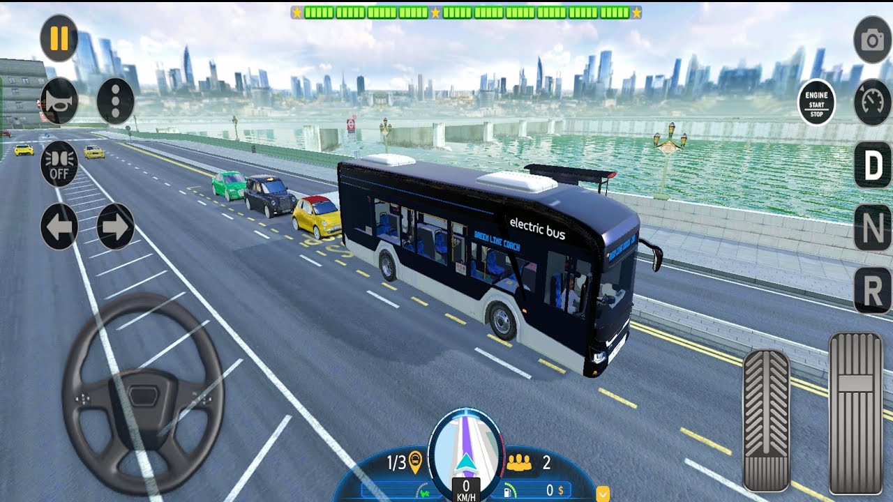 Bus simulator EVO MOD gameplay | black Bus driving take passengers #new ...