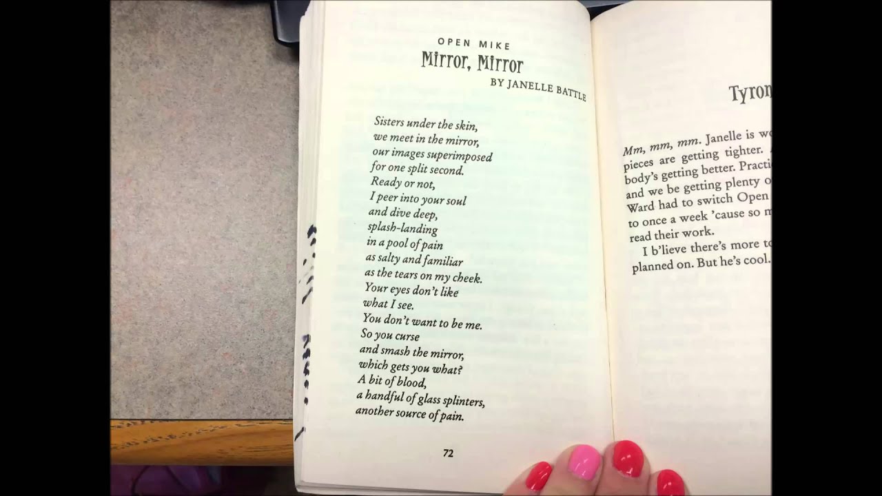 Bronx Masquerade page 72 Open Mike Mirror, Mirror by Janelle Battle ...