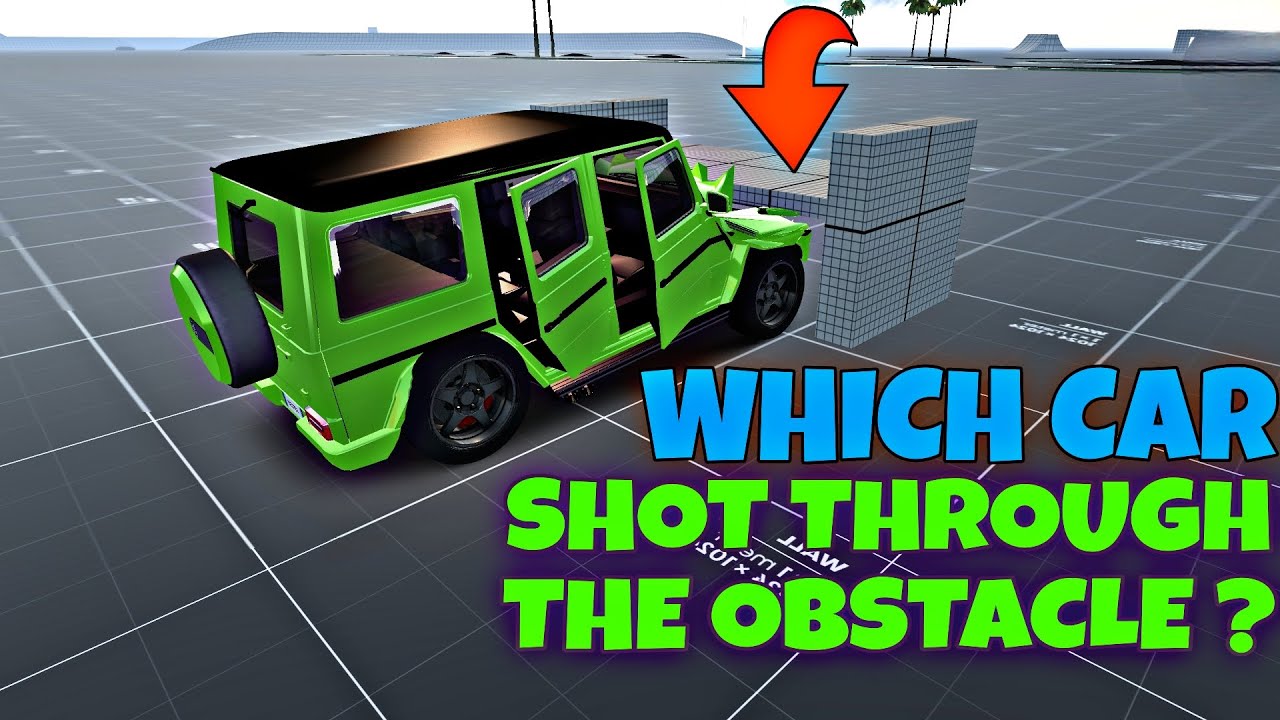 DRIVE CSX WHICH CARS HOT THROUGH THE OBSTACLE - YouTube