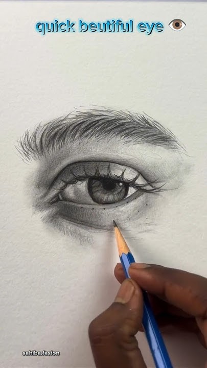 Quick beutiful eyes//how to draw beautiful eyes//#shorts - YouTube