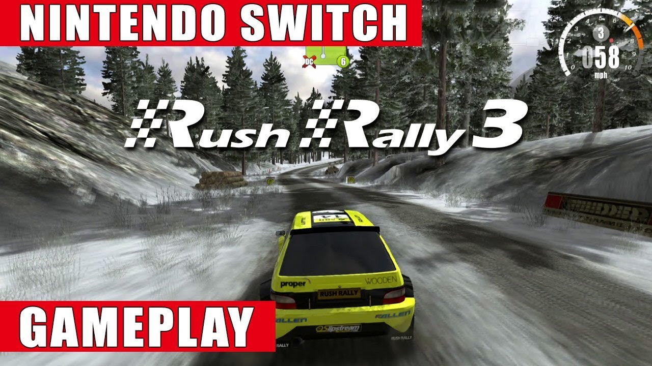 Rush Rally 3 Nintendo Switch Gameplay - YouTube
