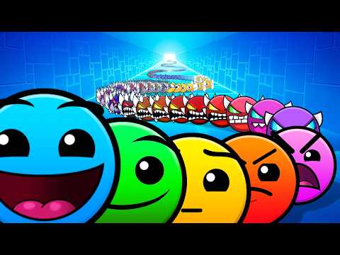200 Geometry Dash Difficulty Faces! (GIGA COLLECTION!)