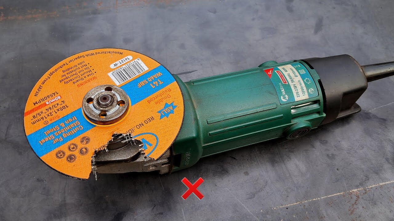few people know.! how to use a hand grinder to cut thin metal - YouTube