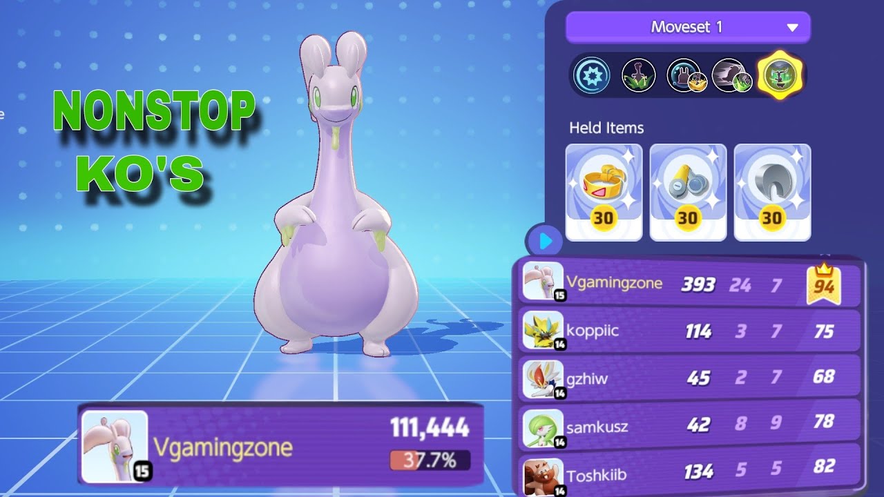 GOODRA Pokemon unite gameplay || best defender goodra | Pokemon unite ...