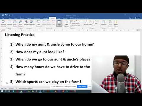 Listening Practice - Macalin Mahdi - YouTube