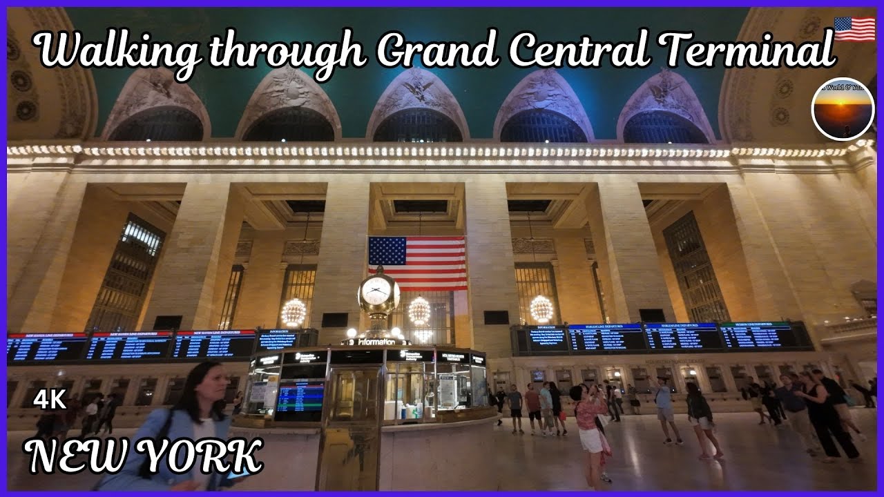 GRAND CENTRAL TERMINAL WALKING TOUR 4K - YouTube