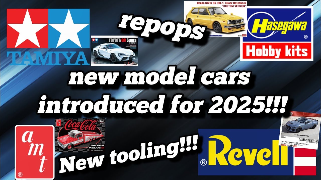 new model car kits introduced for 2025 from top brands!! - YouTube