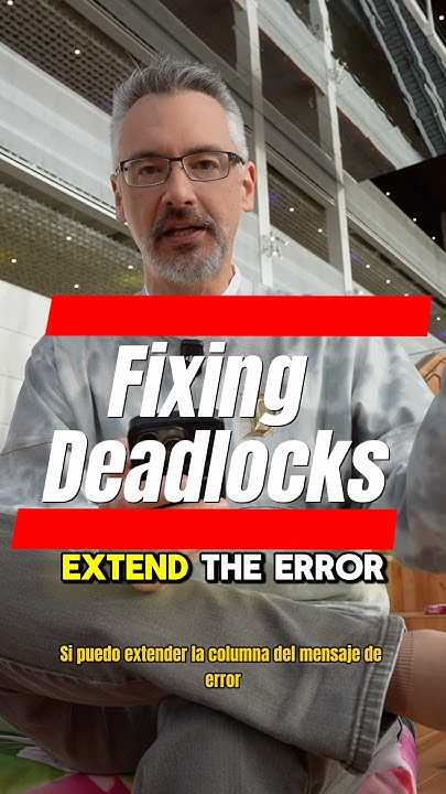 Fixing Deadlocks - YouTube