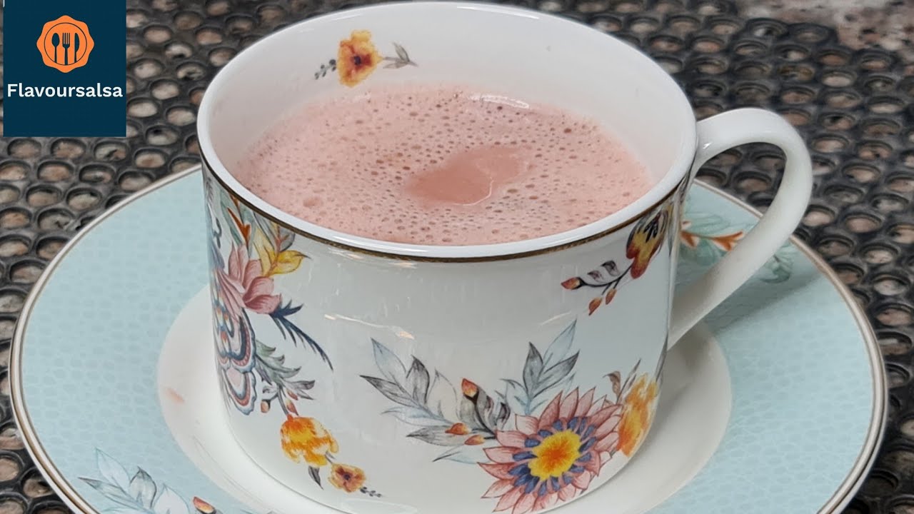 kashmiri chae#pink tea recipe by flavoursalsa - YouTube