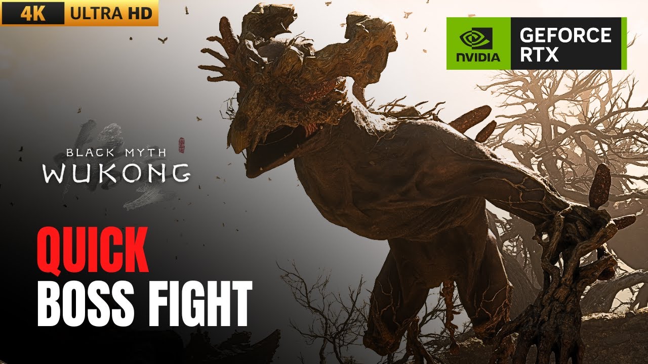 Black Myth Wukong - EARTH WOLF Boss Fight | Stunning HD Graphics - YouTube