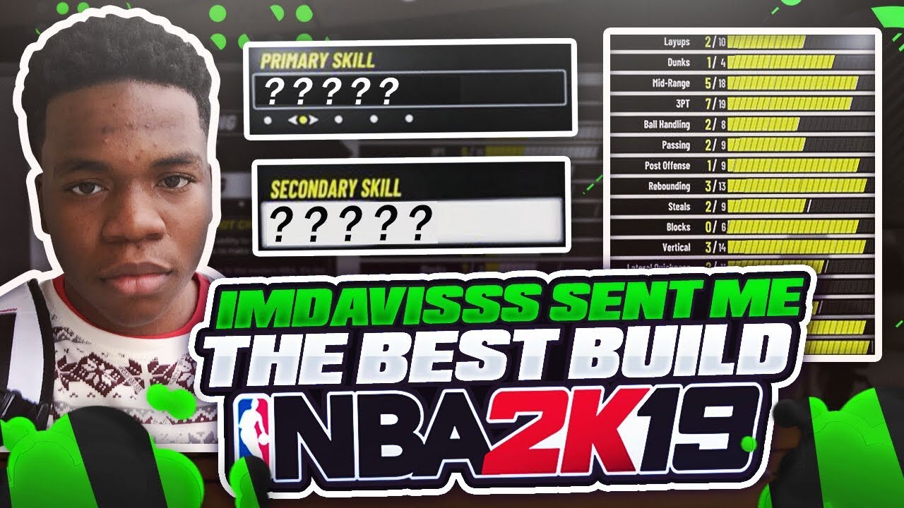 IMDAVISSS SENT ME THE MOST OVER POWER NBA2K19 BUILD | I SPENT 200K VC ...