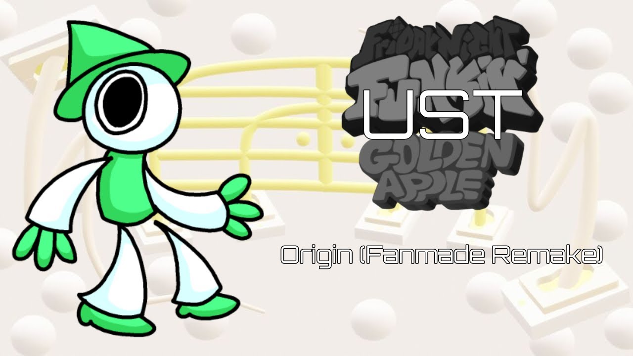 Origin (5cvc Remake) - FNF Vs. Dave and Bambi: Golden Apple Edition UST ...