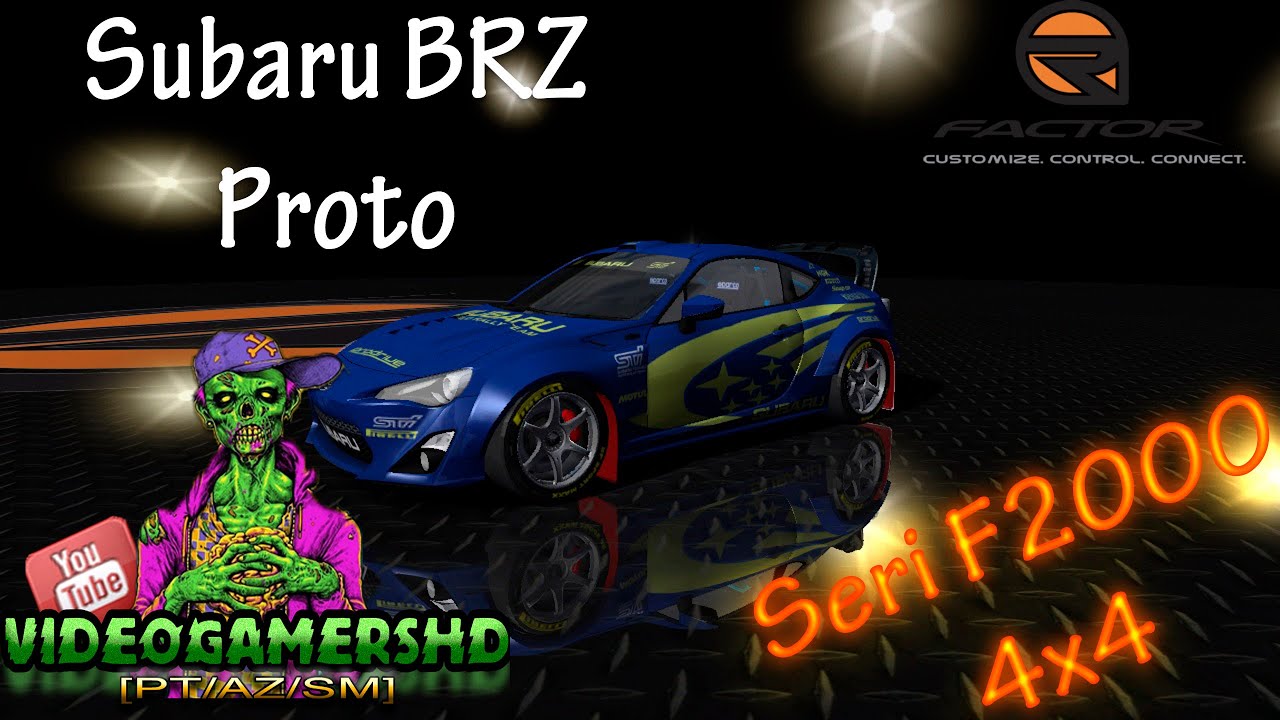 rfactor - Subaru BRZ Proto [Fia Hill Climb Masters Eschdorf Dry] - YouTube