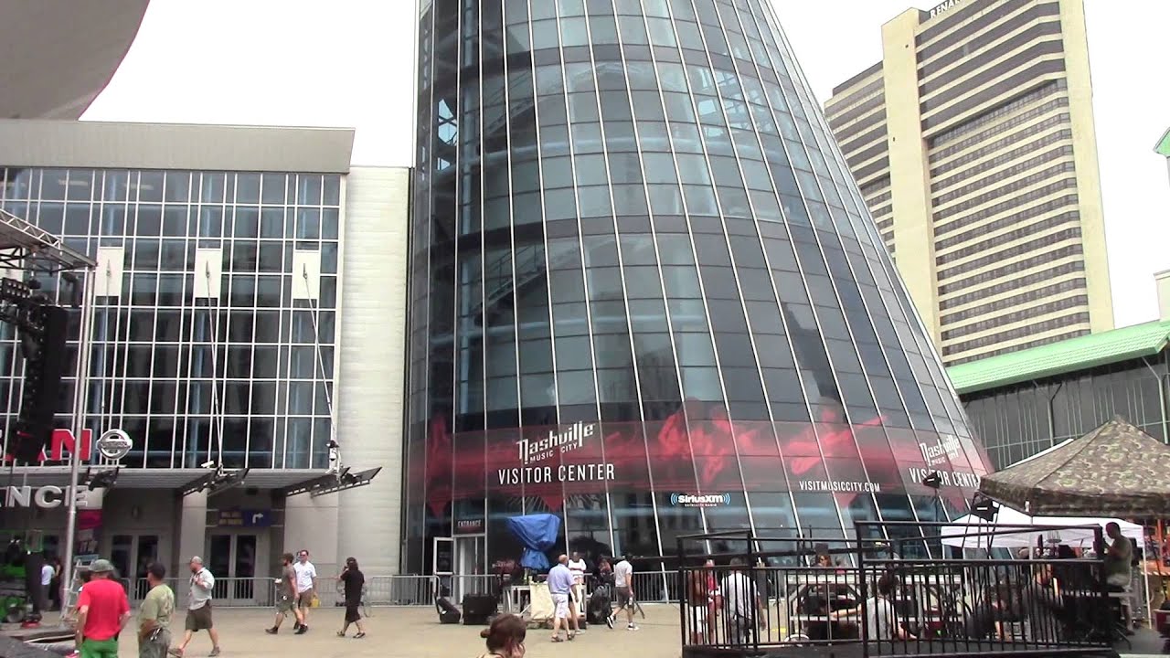 Nashville Music City Visitor Center Needle Spire - YouTube