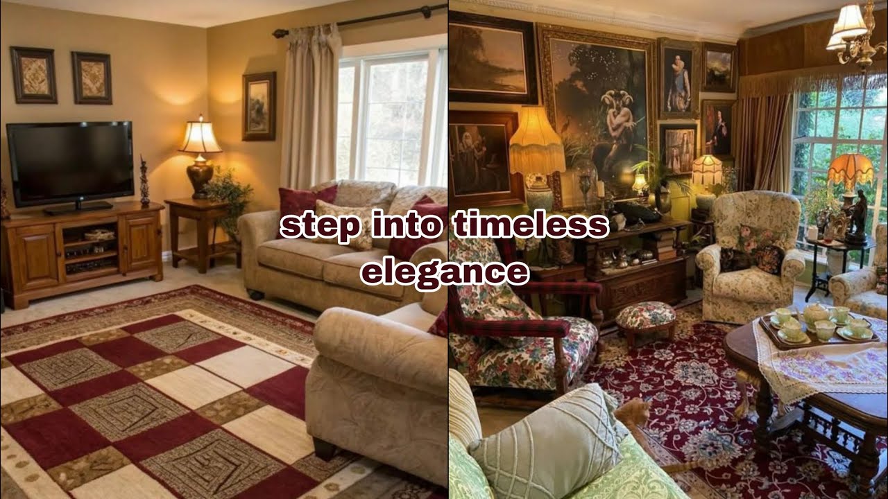Cozy vintage living room that feel like a time machine..🤎🍂 - YouTube