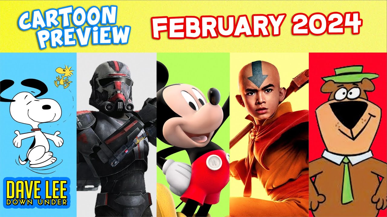 Every CARTOON MOVIE & SERIES in FEBRUARY 2024 (Mickey Mouse, Avatar ...