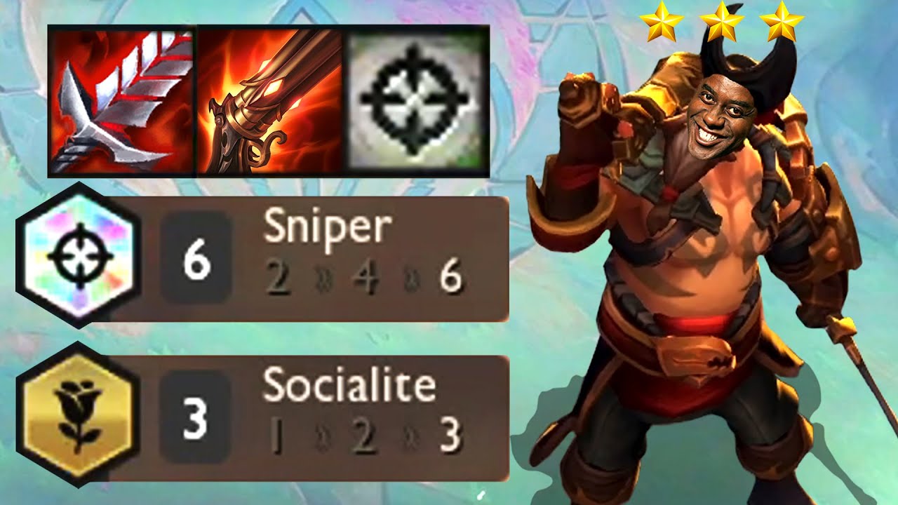 The real sniper looks like... | 3 Star Gangplank 6 Sniper 3 Socialite ...