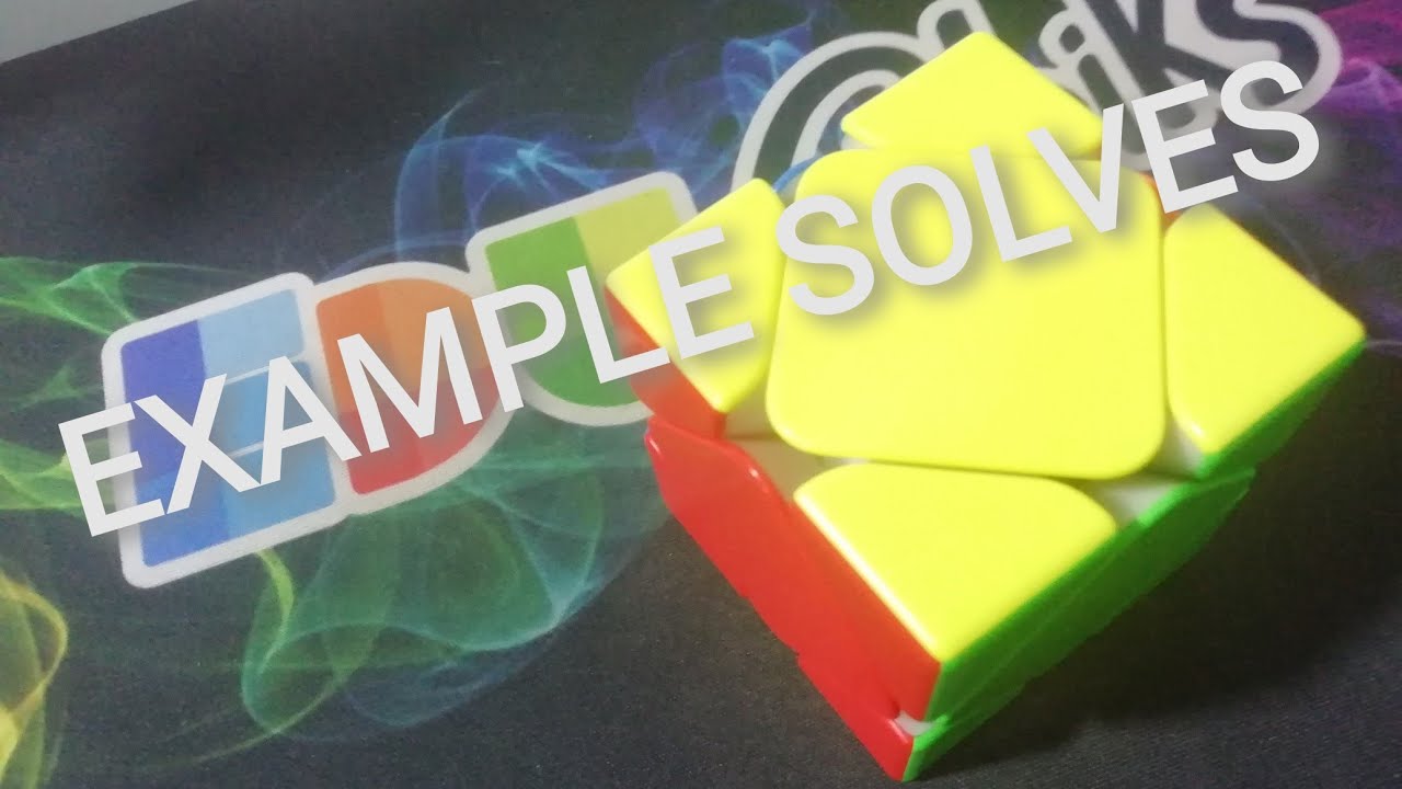EXAMPLES SOLVES DE SKEWB PARA SER SUB 5 - YouTube